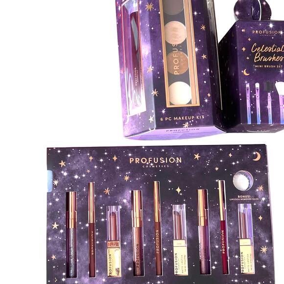 Profusion Cosmetics | Makeup | New Profusion Cosmetics Beauty And Makeup Gift Sets Lips Eyes ...